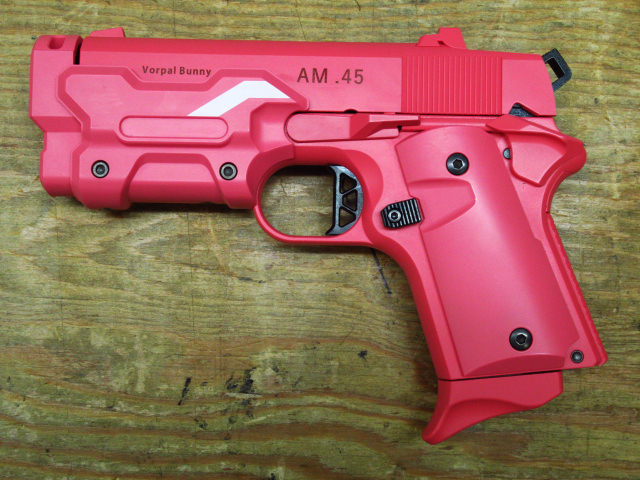 東京マルイ AM.45 バージョン・レン GGO ガンゲイルオンライン ヴォーパルバニー ガスガン プラスチック製 スペアマガジン付属 ...